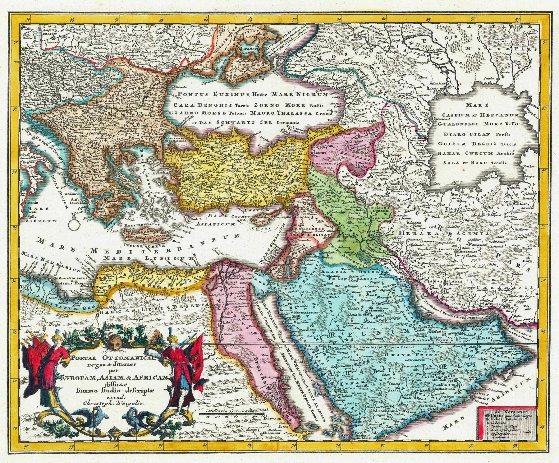 1718 map of the Ottoman Empire