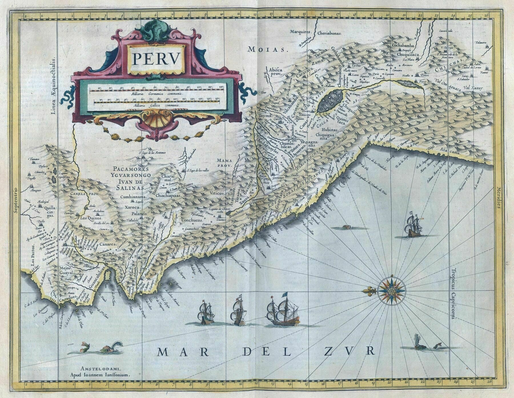 1631 map of Peru